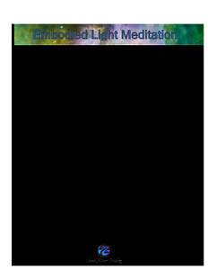 Module 1 – Embodied Light Meditation | Second Nature Healing®