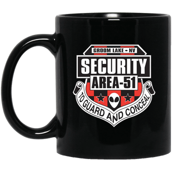 AREA 51 COFFEE MUG BLACK COLOR | Area 51 Alien Center