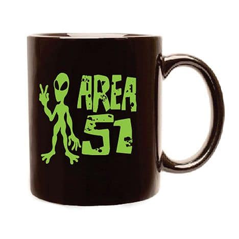 AREA 51 COFFEE MUG BLACK COLOR | Area 51 Alien Center