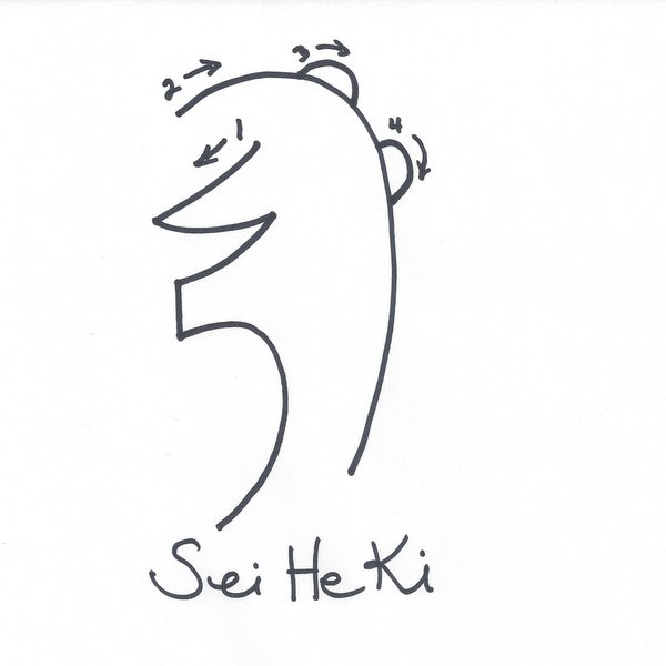 how to draw Reiki symbol number two | Second Nature Healing®