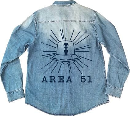 AREA 51 DENIM SHIRTS | Area 51 Alien Center