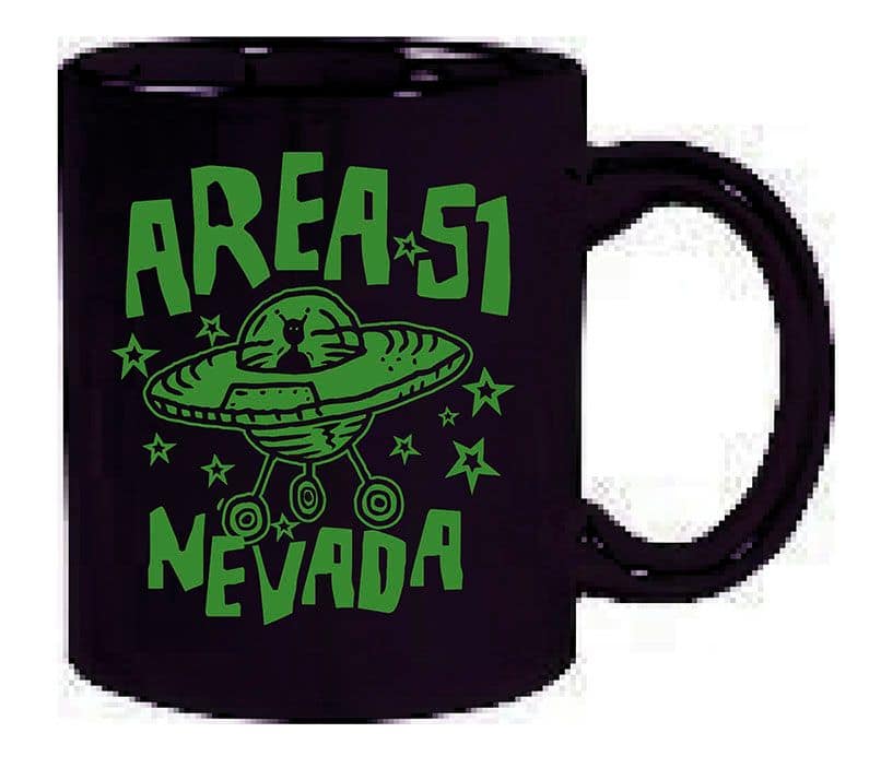 AREA 51 COFFEE MUG BLACK COLOR | Area 51 Alien Center